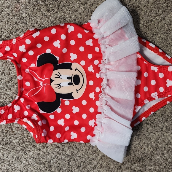 Disney | Swim | Red Polka Dot Minnie Mouse Swimsuit | Poshmark